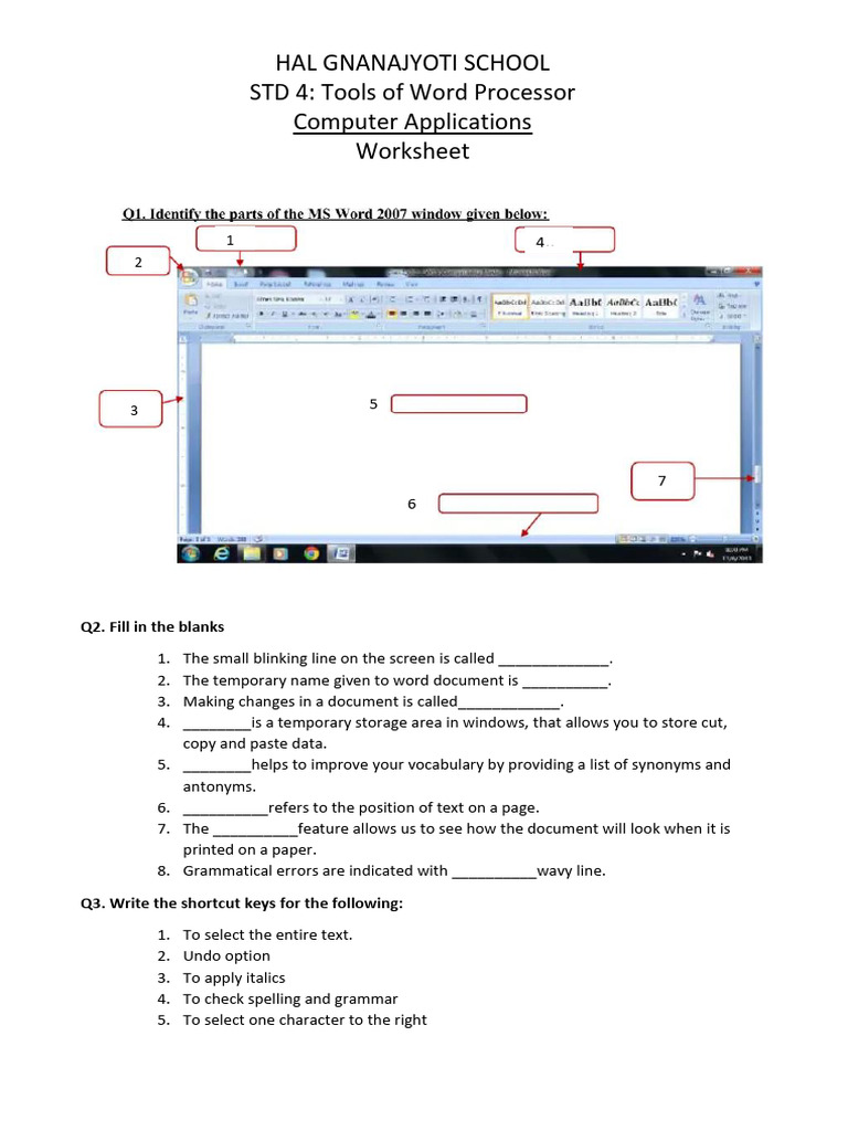 std4 L3 WS1 | PDF