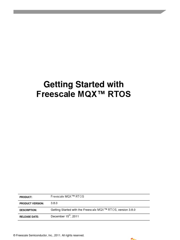 FSL MQX Getting Started | PDF | Computer Memory | Library (Computing)