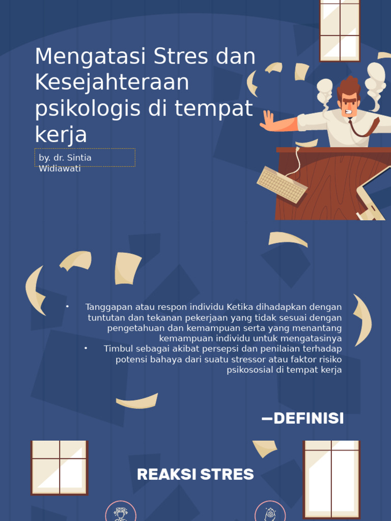 manajemen stres di tempat kerja | PDF