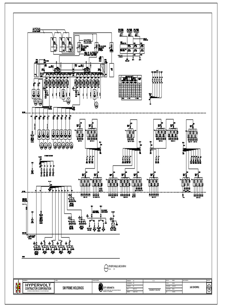 SMUD AB E Power Single Line Diagram 1 1 | PDF