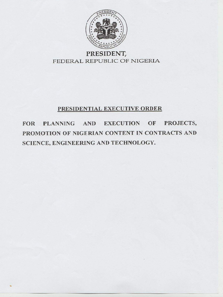 Presidential Executive Order 5.compressed | PDF