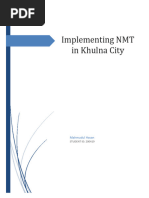 Updated NMT Facility Guidelines Overview | PDF | Road | Transport