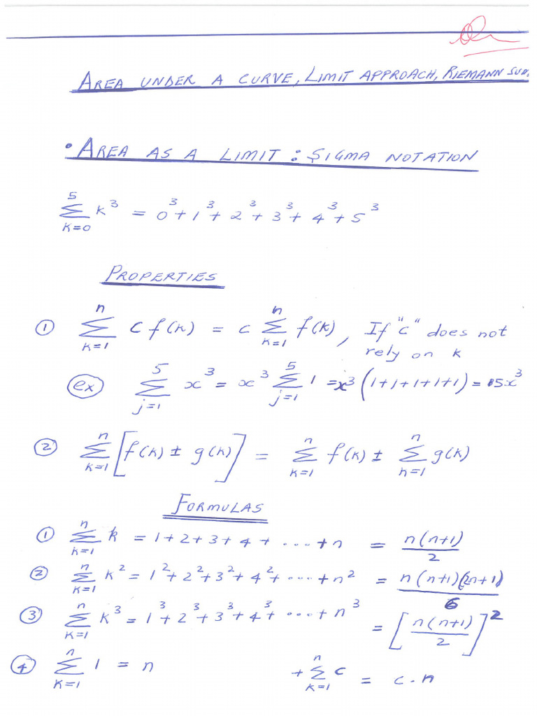 Riemann Sum and Numerical Integration | PDF