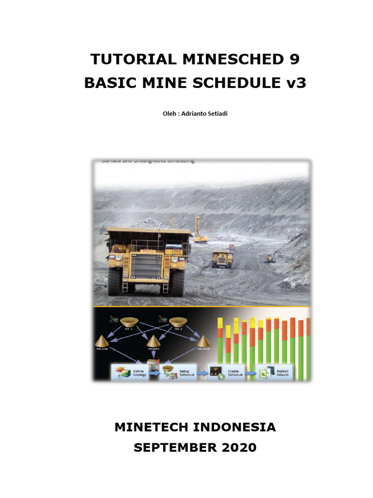 Tutorial Minesched 9: Panduan Dasar | PDF