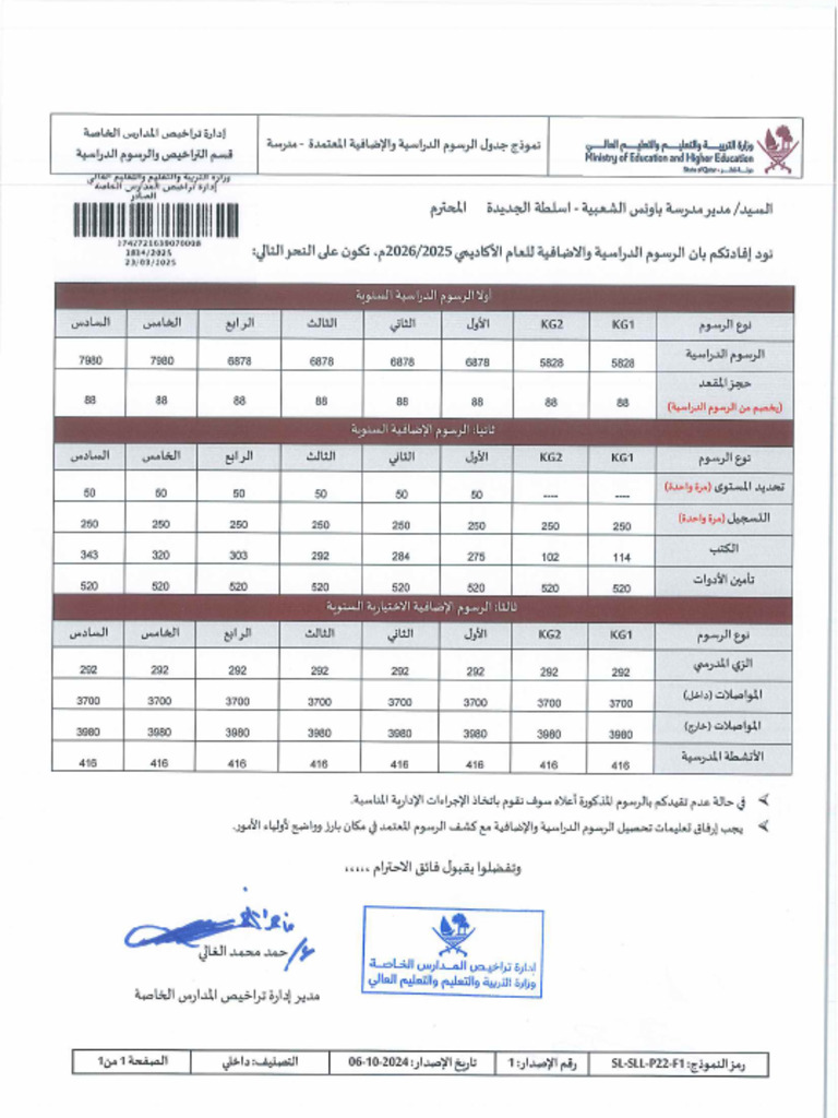 Fee Structure 2025 26 Midmac | PDF