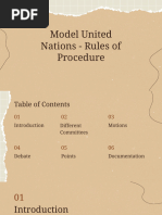 How to Raise a Moderated Caucus in MUN | PDF