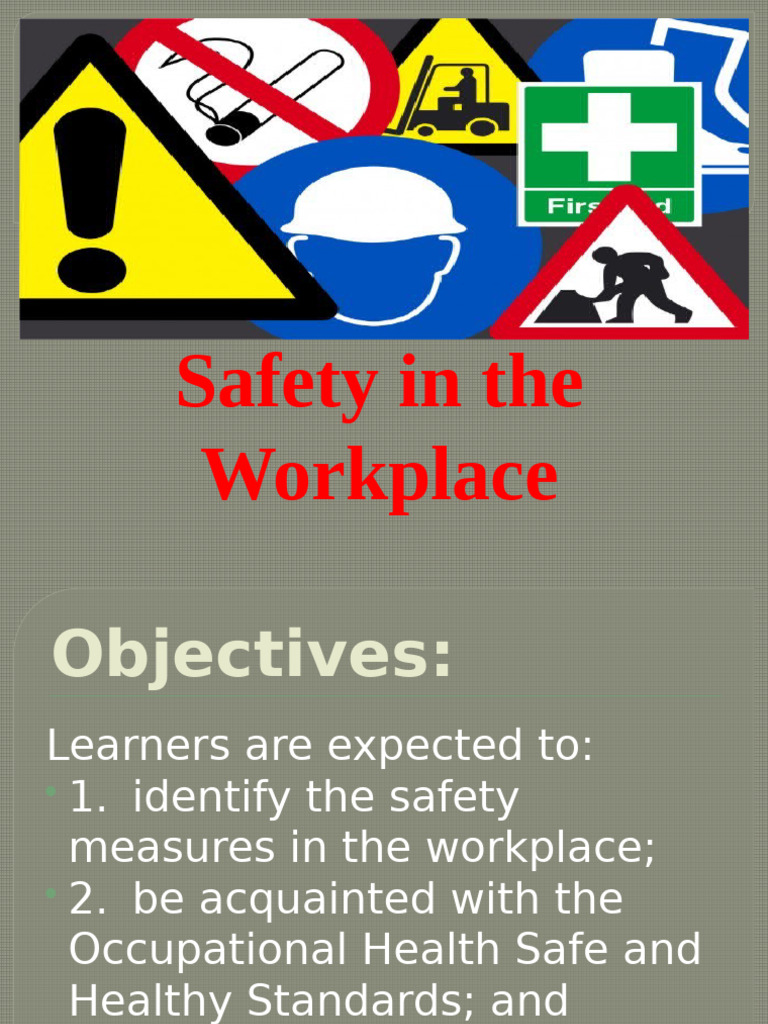Workplace Safety Standards and Tips | PDF | Occupational Safety And ...