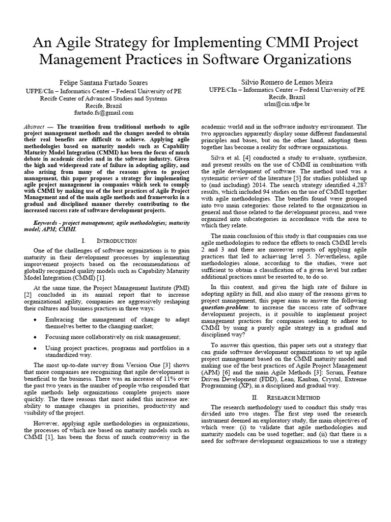 5 Session 5 - An Agile Strategy For Implementing CMMI Project Management Practices in Software ...