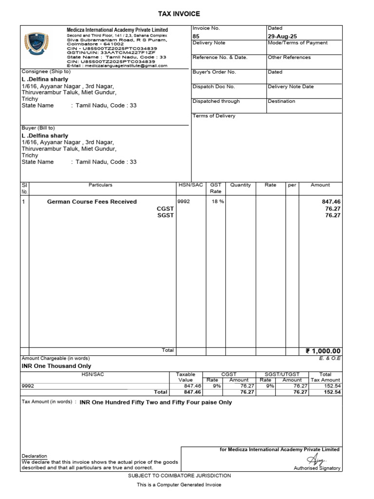 L.delfina Sharly A1 8th Batch Enroll | PDF | Public Finance | Taxation