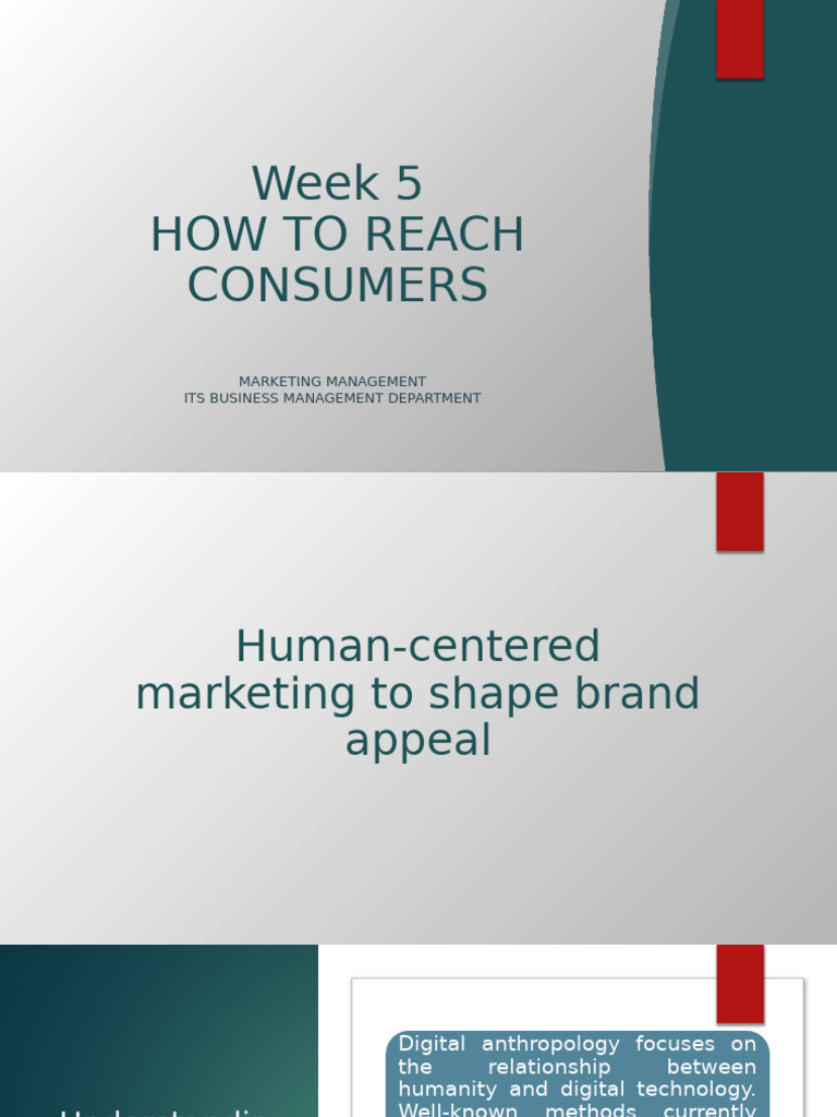 Human-Centered Marketing Strategies | PDF | Market Segmentation | Marketing