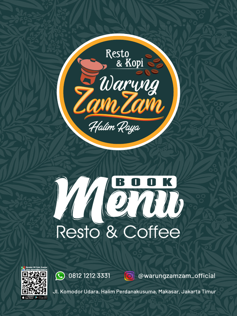 Menu Zamzam 2025 | PDF