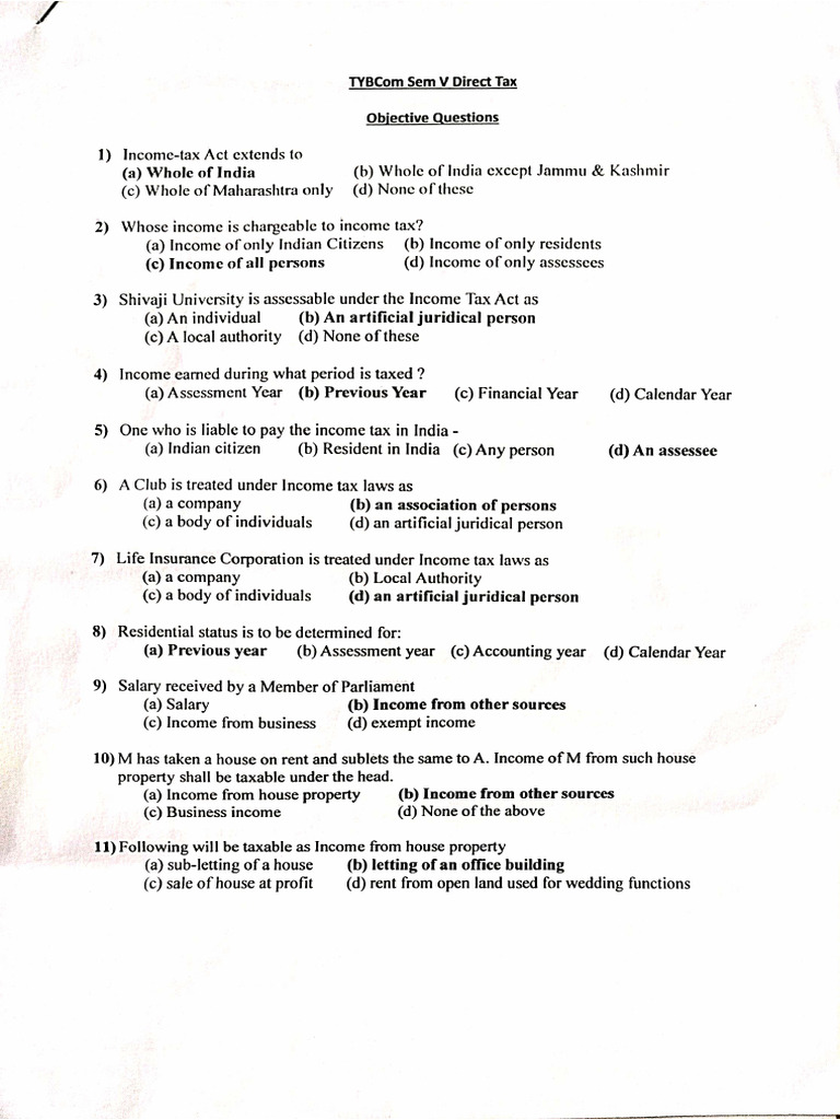 HP and Scope of Income | PDF