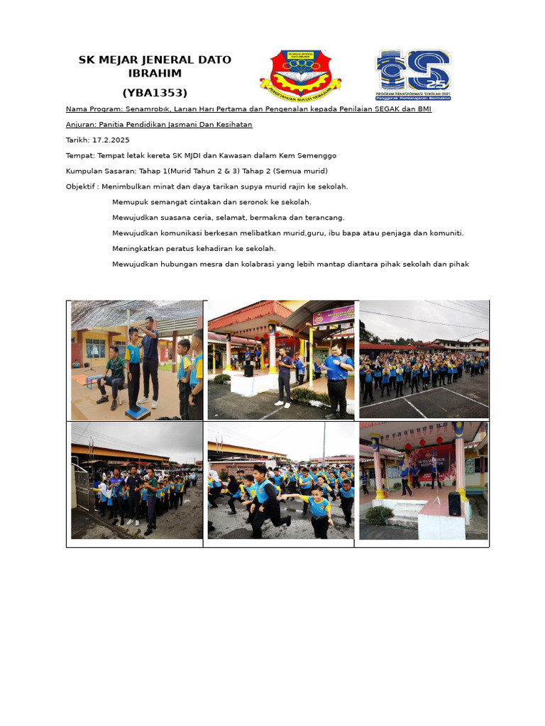 One Page Report Template | PDF