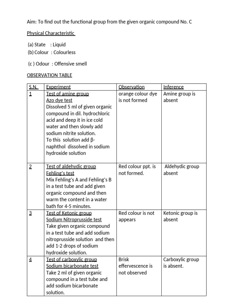 Phenolic Functional Group in Organic Compound | PDF