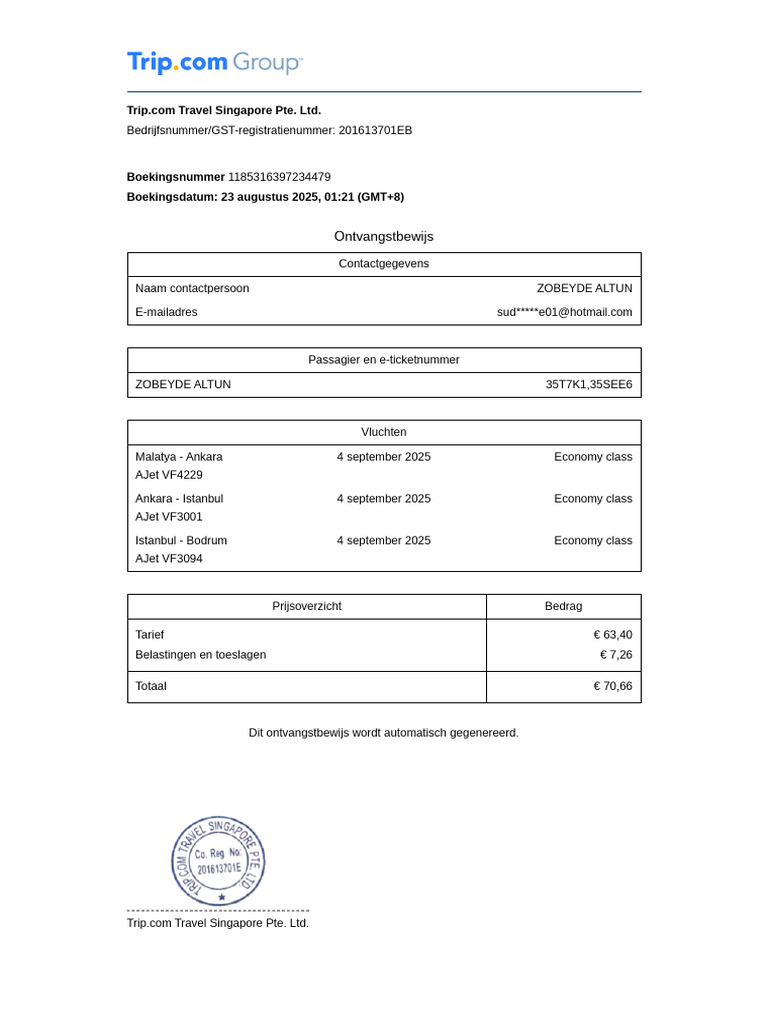 Digitaal Ontvangstbewijs | PDF