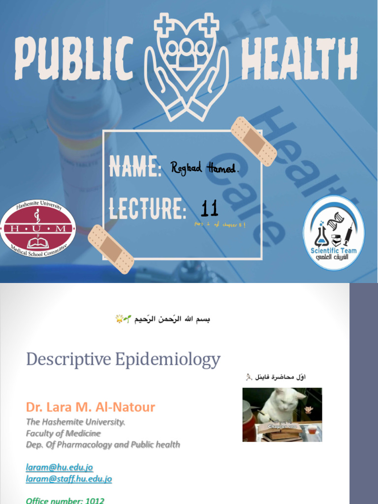 Public Health Lec. 11 Raghad Hamed | PDF | Relative Risk | Epidemiology