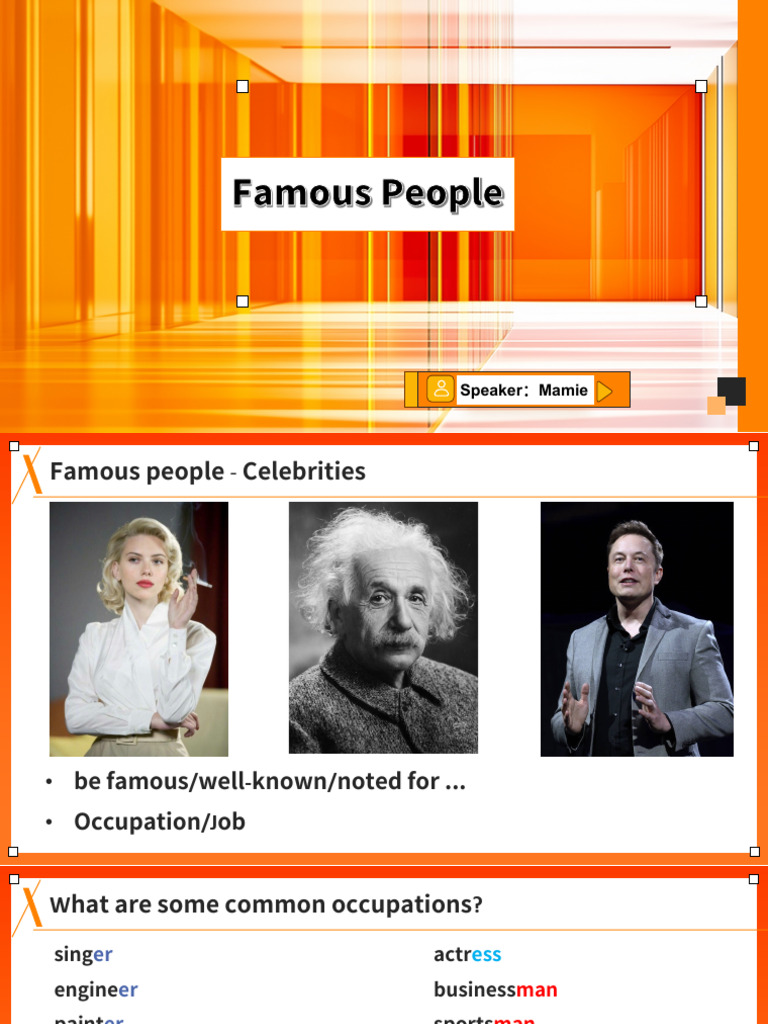 Famous People and Their Achievements | PDF