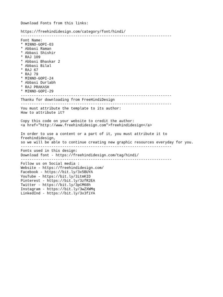 Fonts | PDF