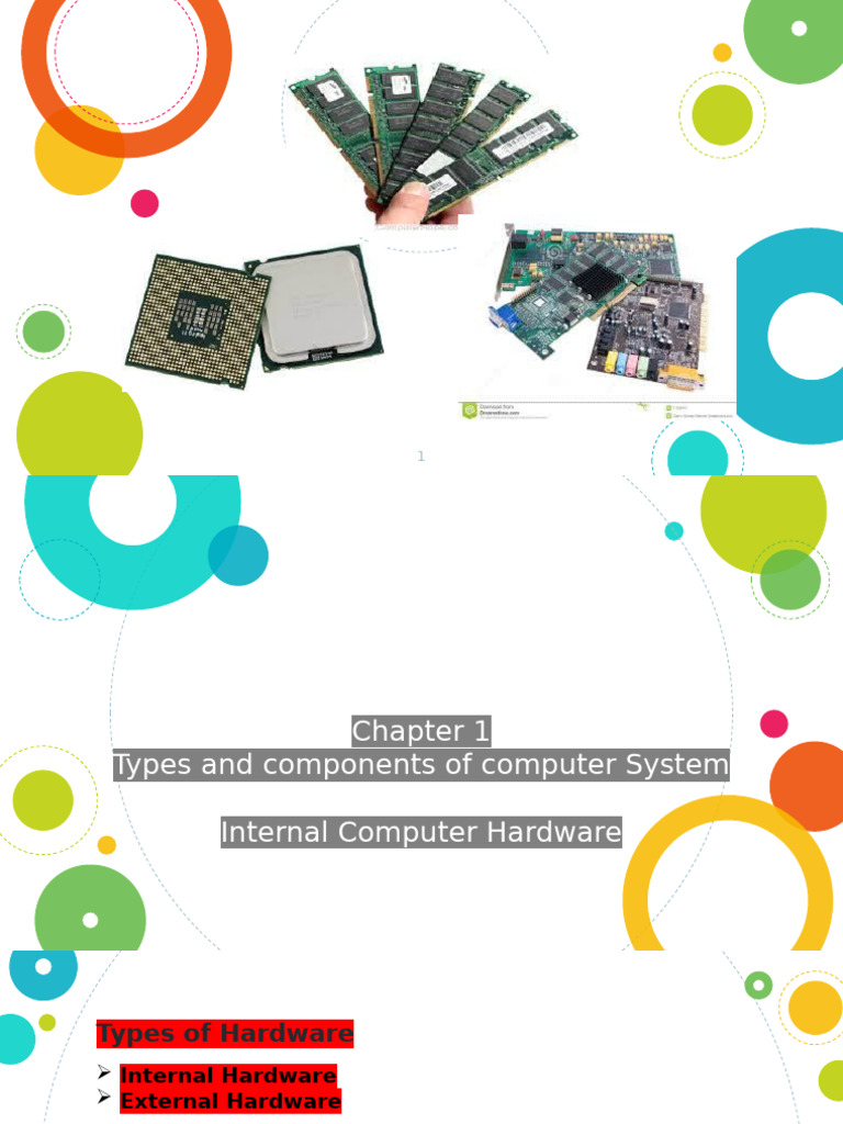G8- lesson1- components of computer system(internal computer hardware) | PDF | Random Access ...