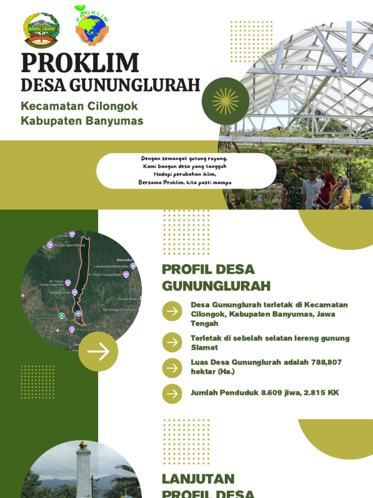 Proklim Desa Gununglurah: Adaptasi Iklim | PDF