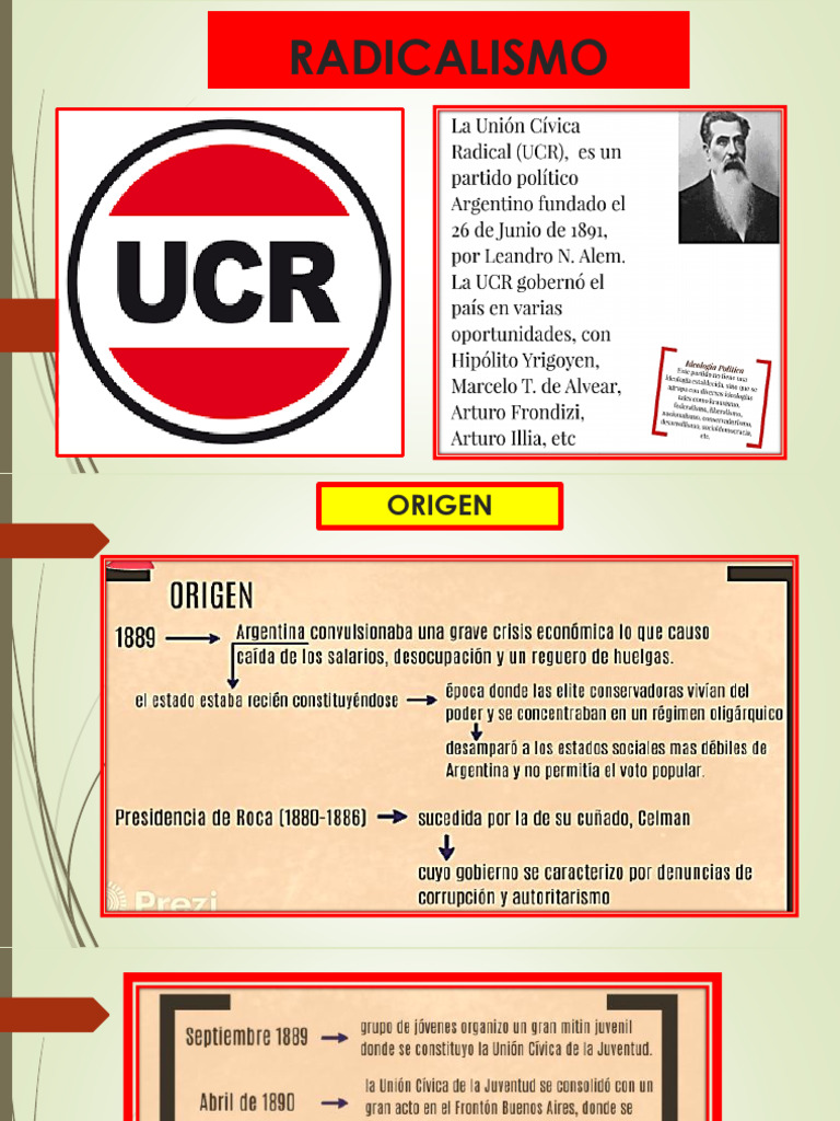 Estrategias del Radicalismo en Argentina | PDF