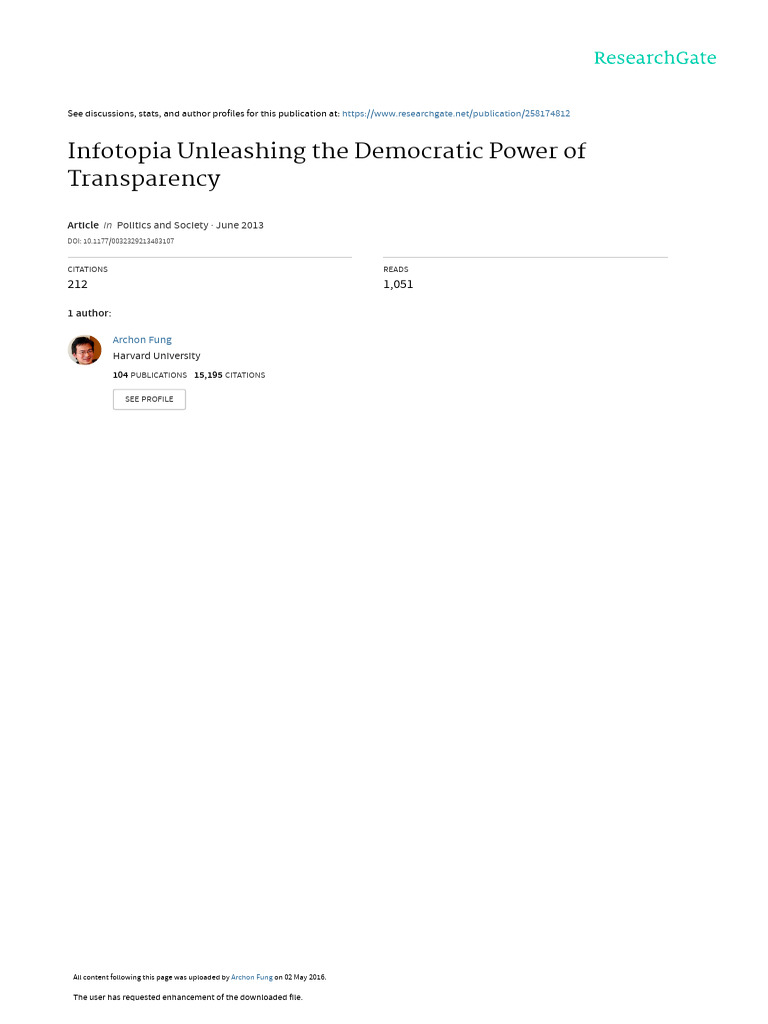 Infotopia Unleashing The Democratic Power of Trans | PDF | Freedom Of ...