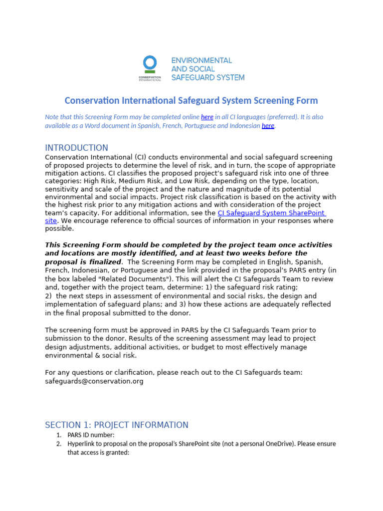 Screening Tool | PDF | Occupational Safety And Health | Labor Rights