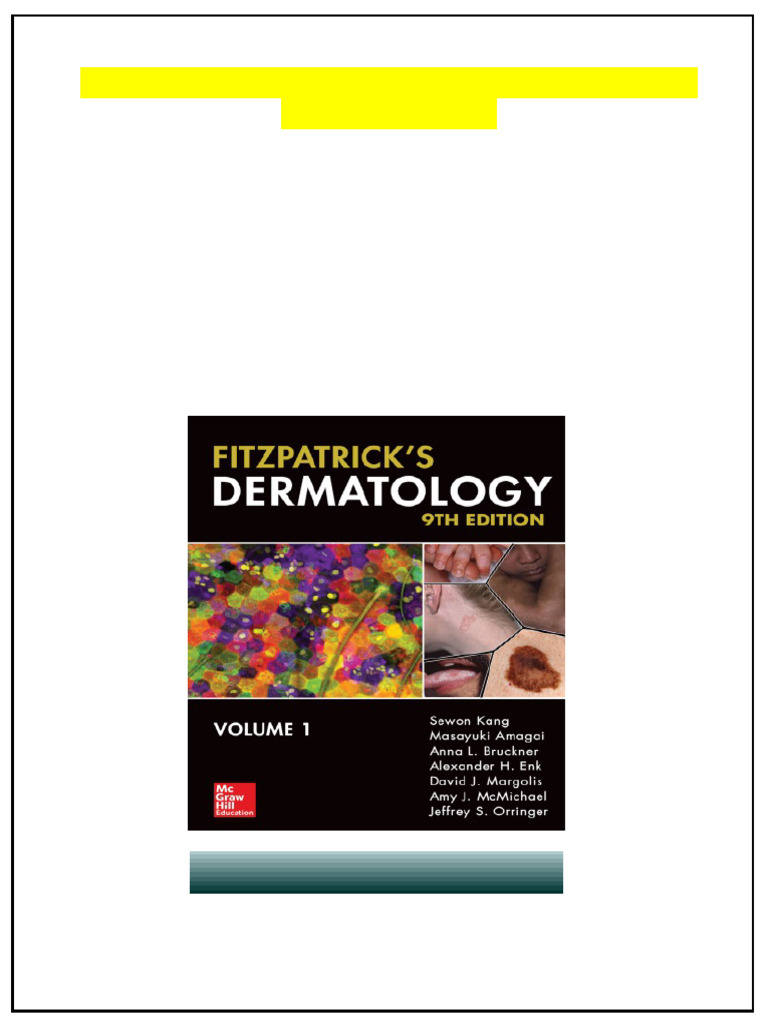 Fitzpatrick’s Dermatology, 9th Edition Sewon Kang sample | PDF | Immunology | Medical Specialties