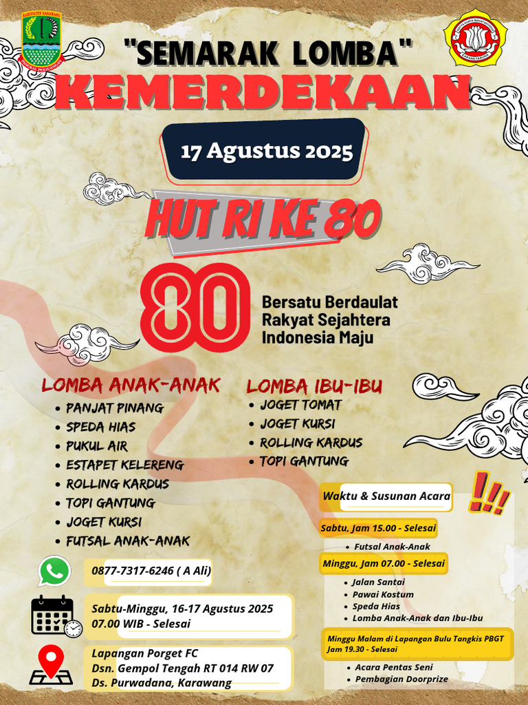 Lomba HUT RI ke-80 di Karawang | PDF