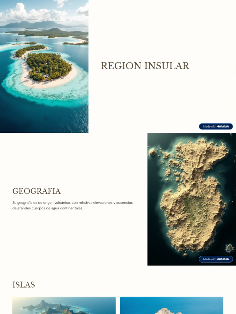 Geografía y Economía de la Región Insular | PDF