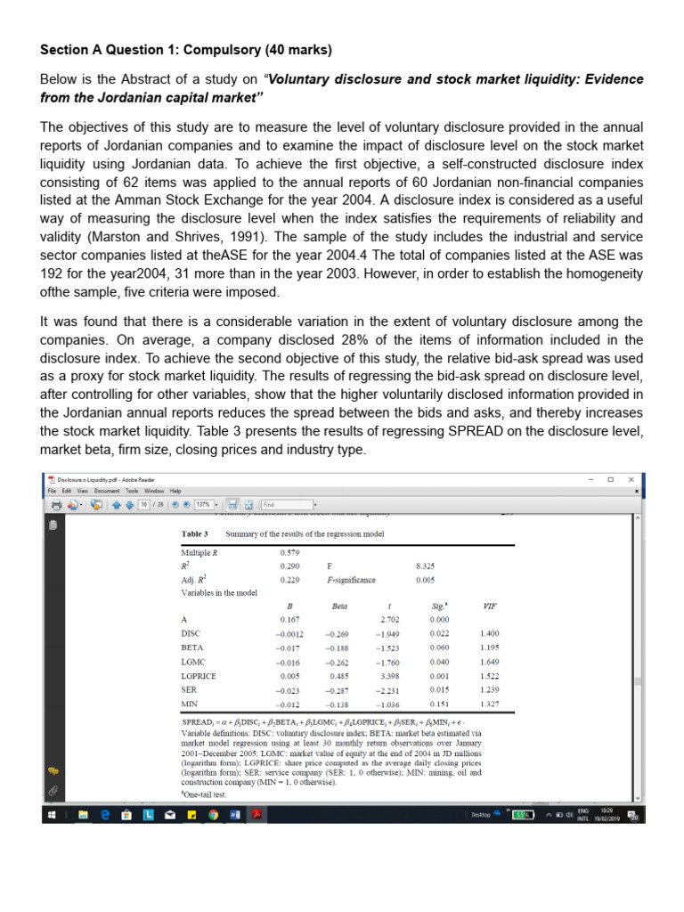 Padachi Reseach Methods Practice Questions | PDF | Econometrics ...