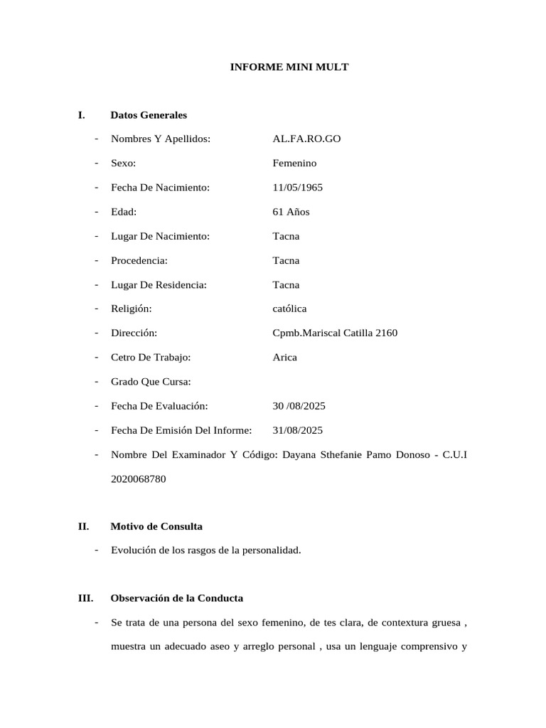 Informe Mini Mult Avance 1 | PDF