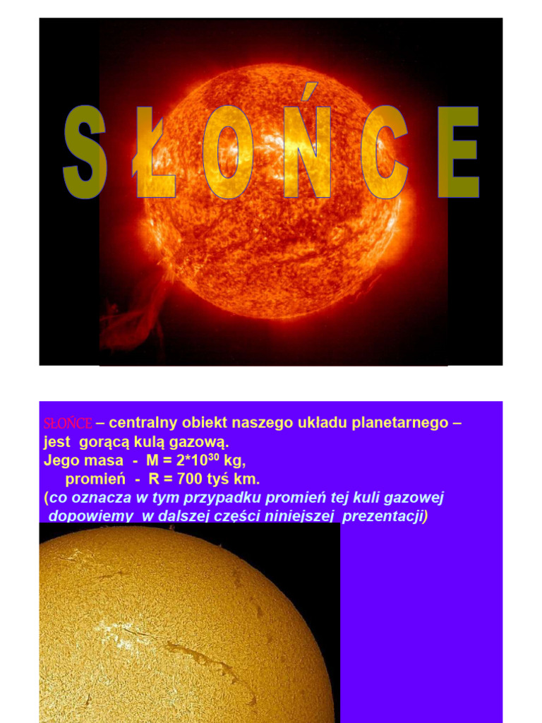 Co Wiemy o Sloncu | PDF