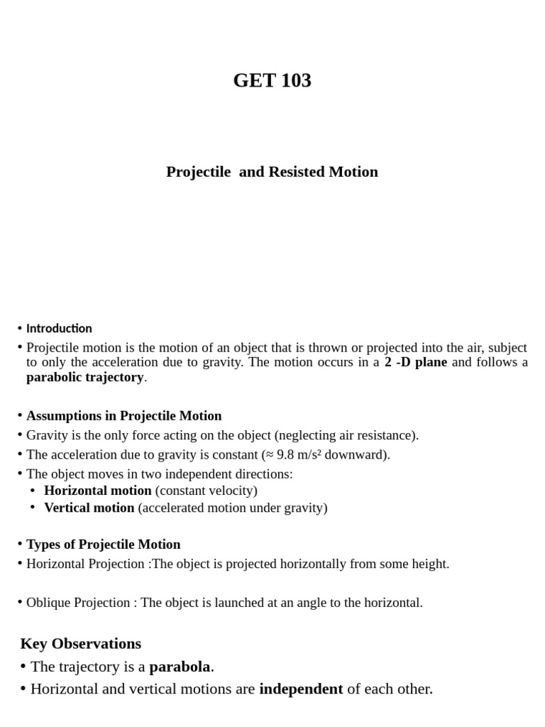 Lecture3 GET 103 | PDF