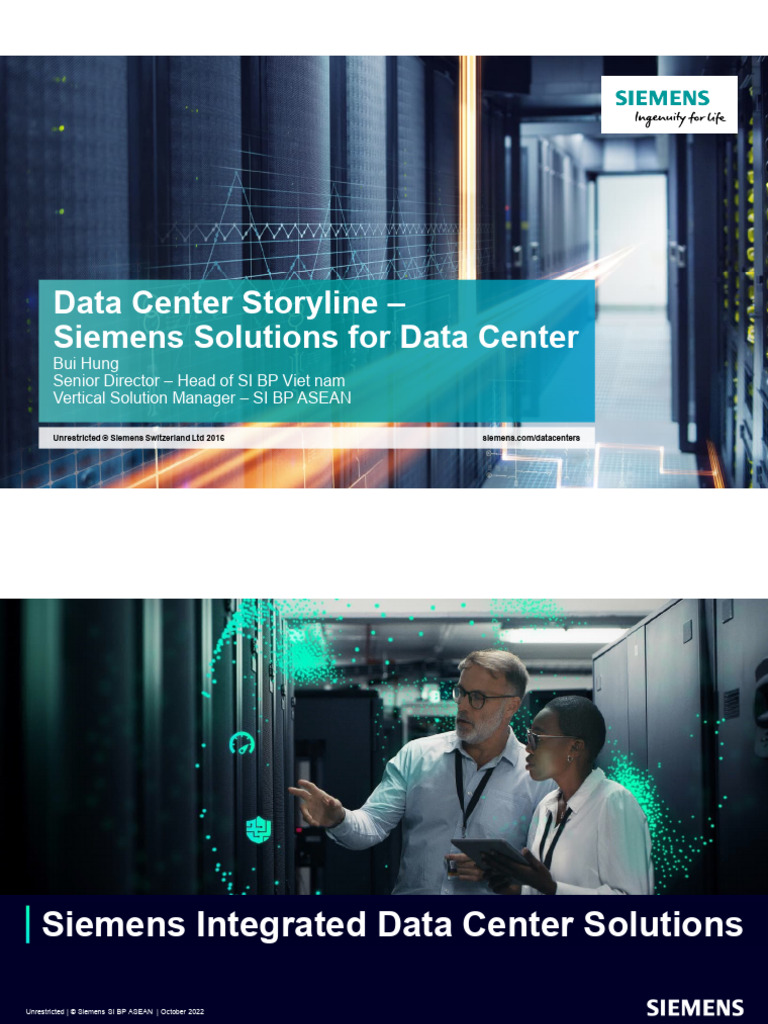 Siemens Data Center Automation Solutions | PDF | Data Center ...