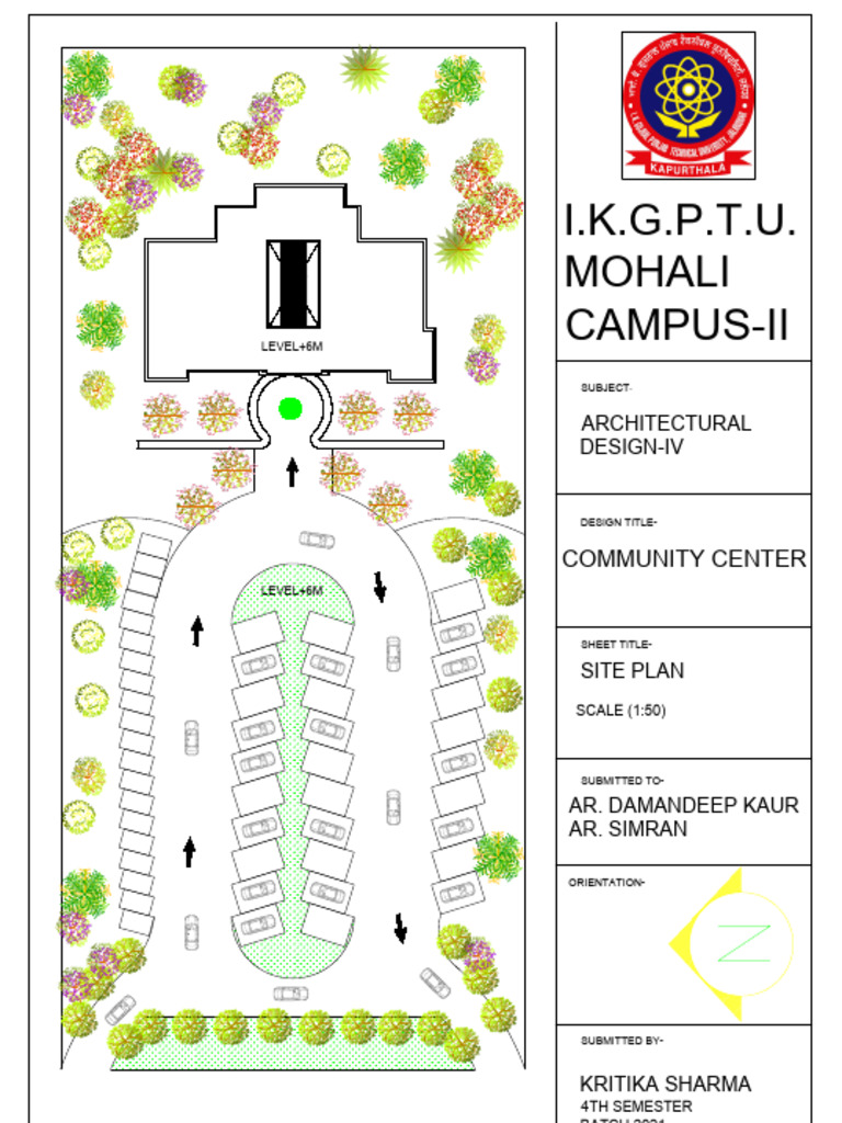 Community Center Site Plan Design | PDF