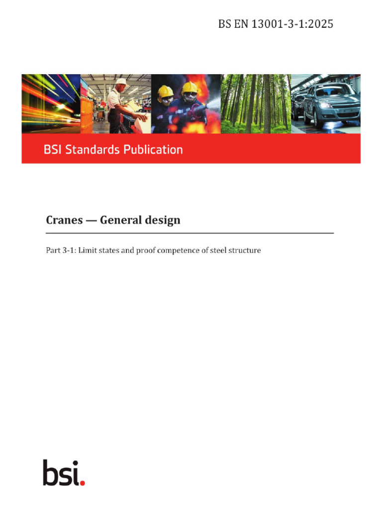 EN 13001-3-1 Standard Overview | PDF