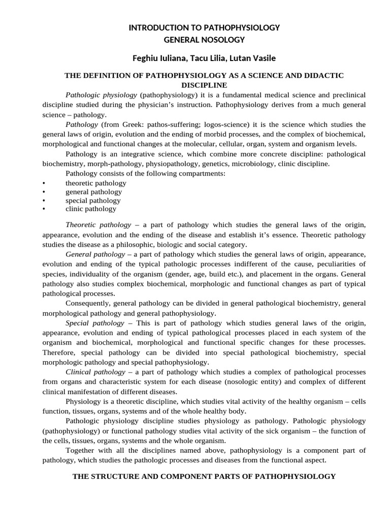 Understanding Pathophysiology Basics | PDF | Cell Biology | Pathology