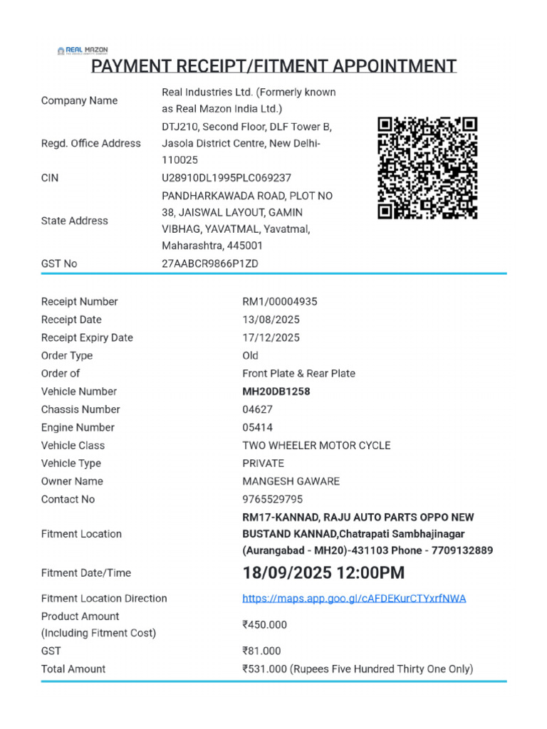 Receipt - 2025 08 13T13 42 27 261Z | PDF