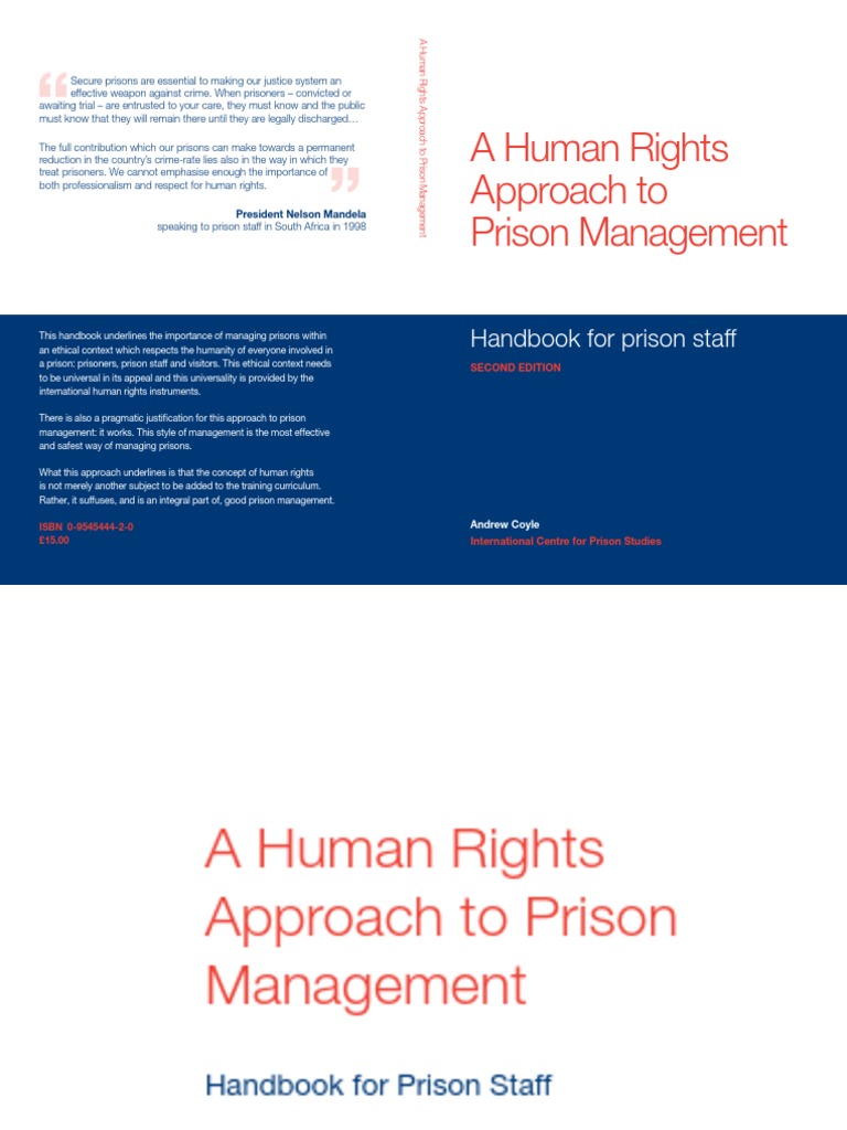 A Human Rights Approach To Prison Management: Handbook For Prison Staff ...