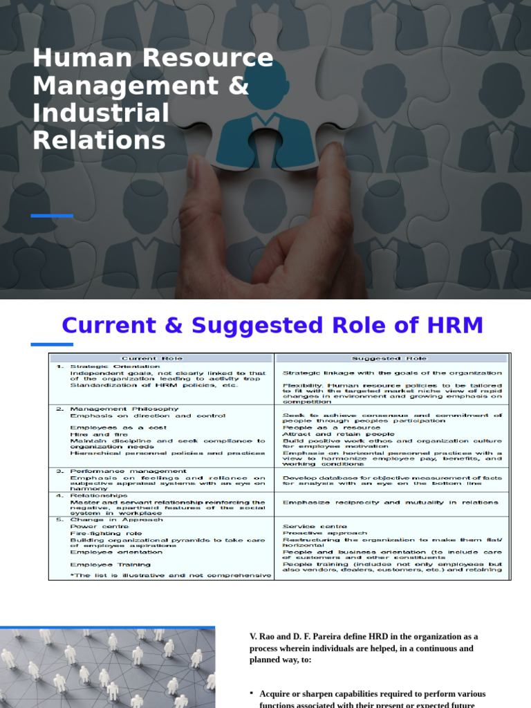 8.human Resource Management & Industrial Relations | PDF | Human Resource Management | Employment
