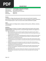UFV Exam and Grading Procedures Guide | PDF