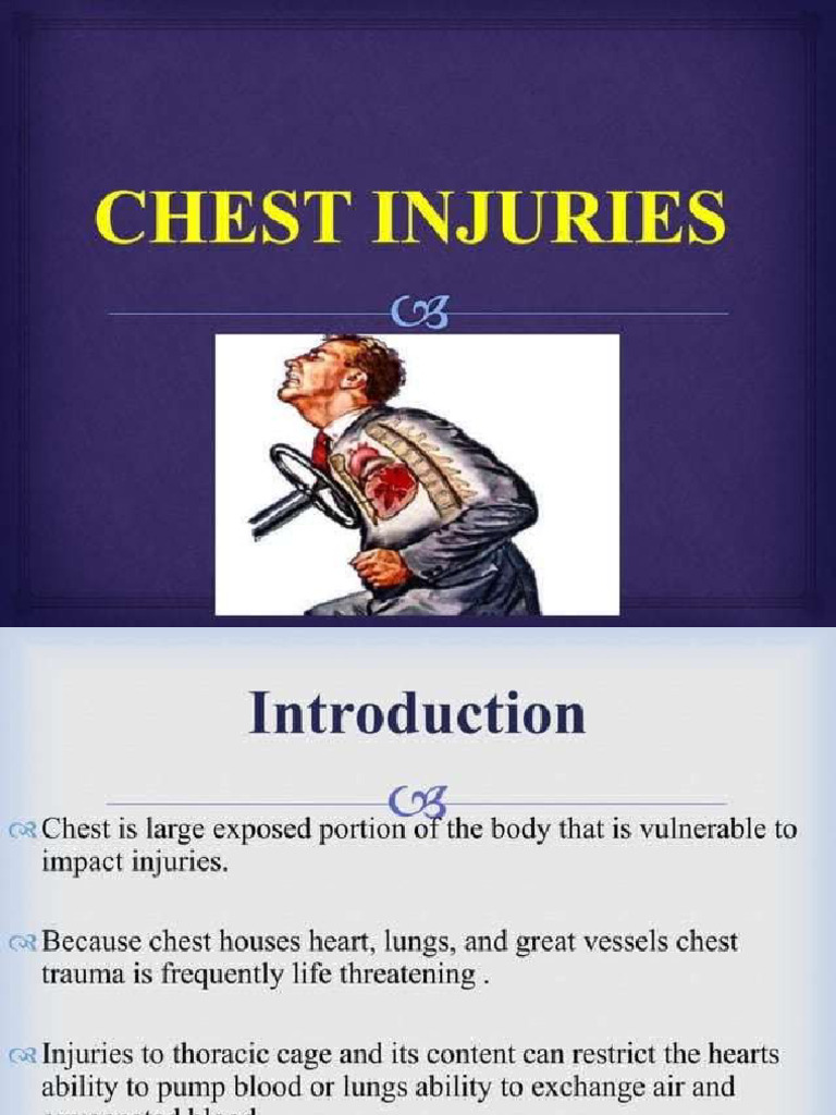 Chest Injuries | PDF