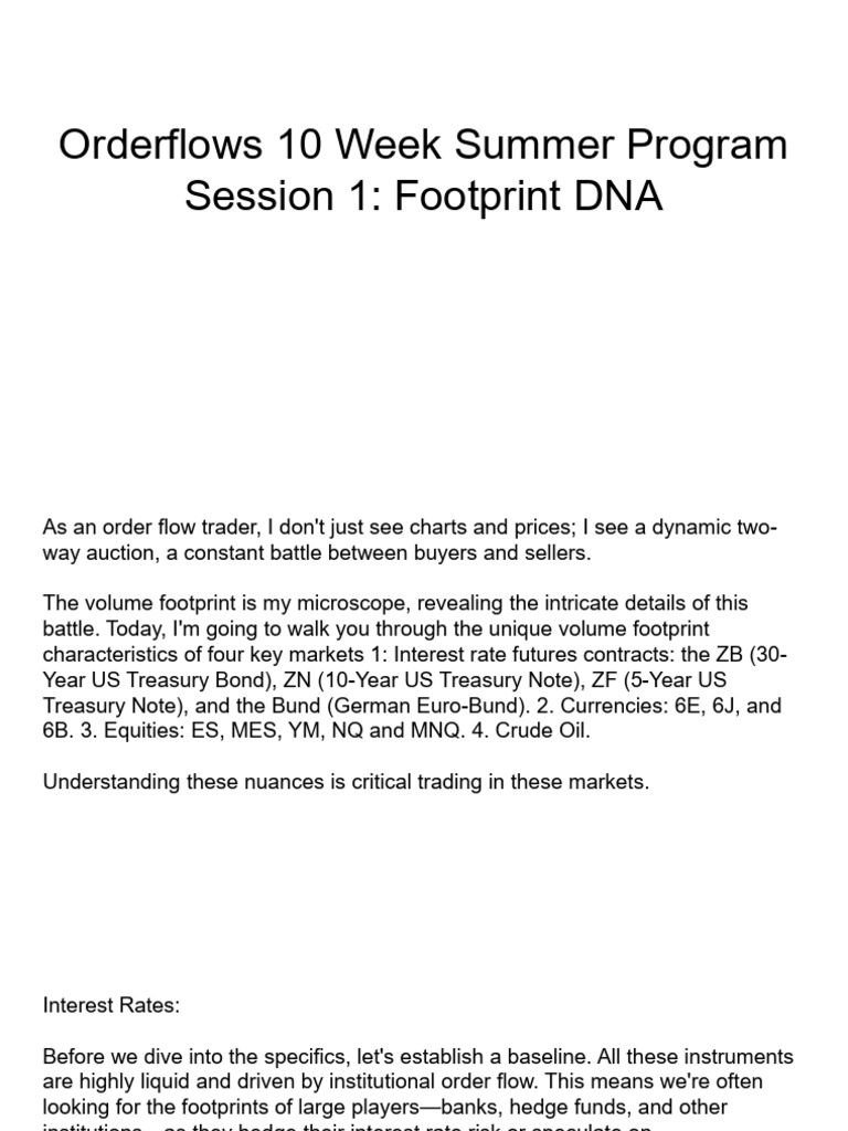 Summer Program Day 1 | PDF | Market Trend | Interest Rates