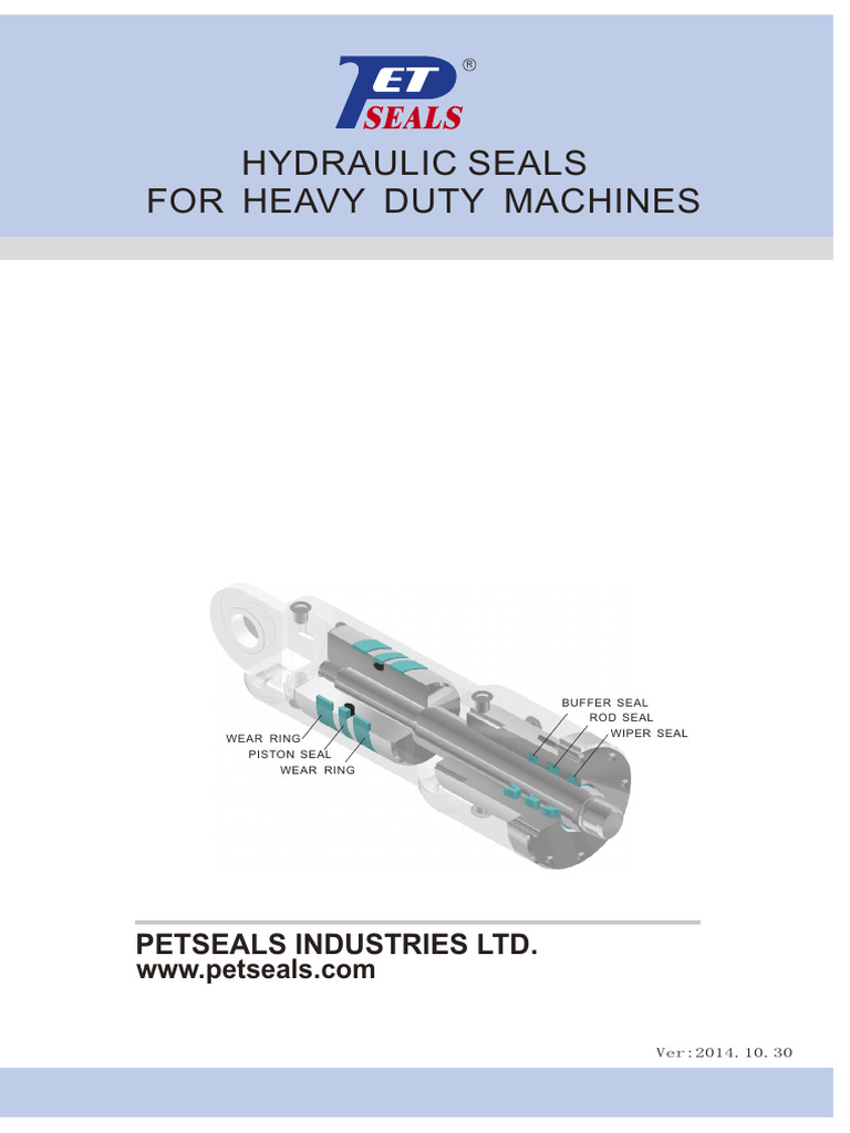 04HEAVY-DUTY HYDRAULIC SEALS PET SEALS TAIWAN | PDF | Motor de ...