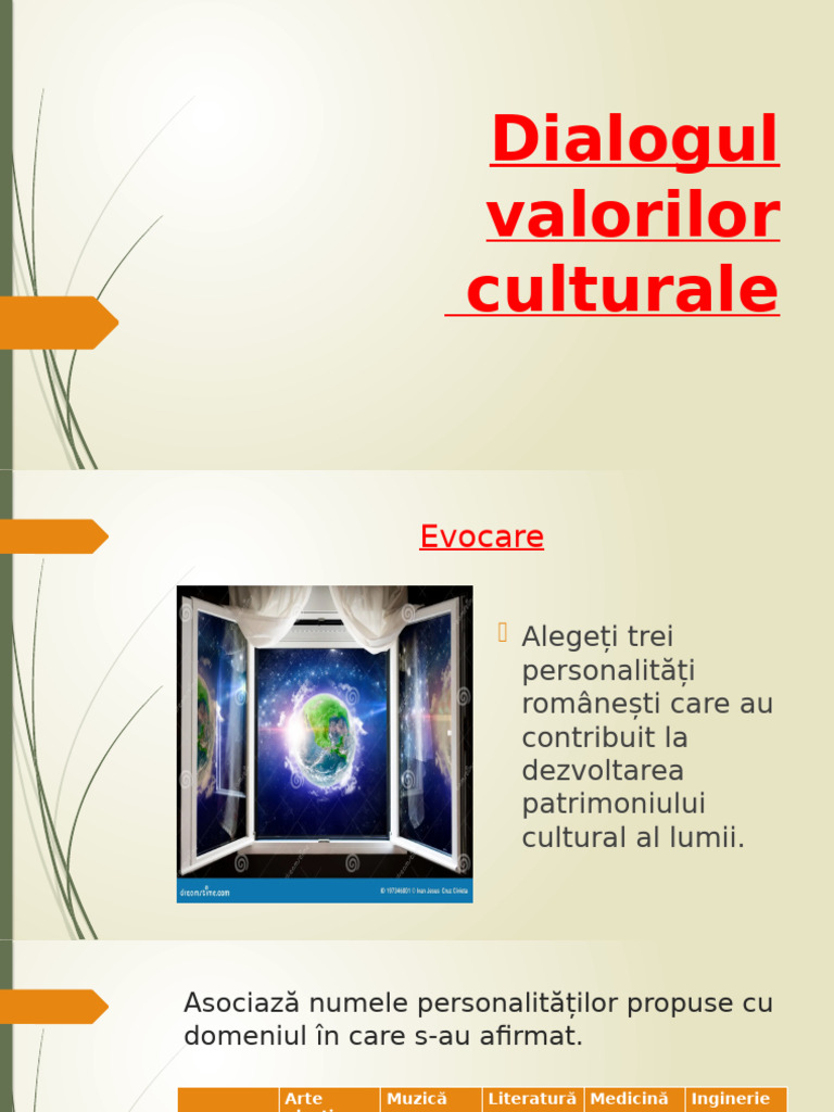 Dialogul Valorilor | PDF