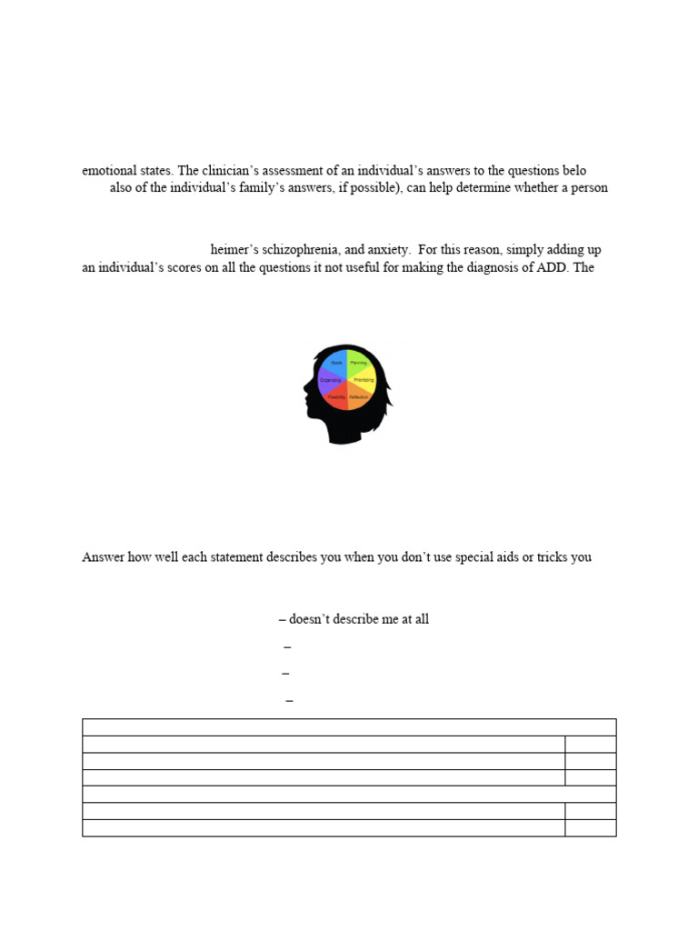 Executive Function Assessment Strategies | PDF | Executive Functions ...