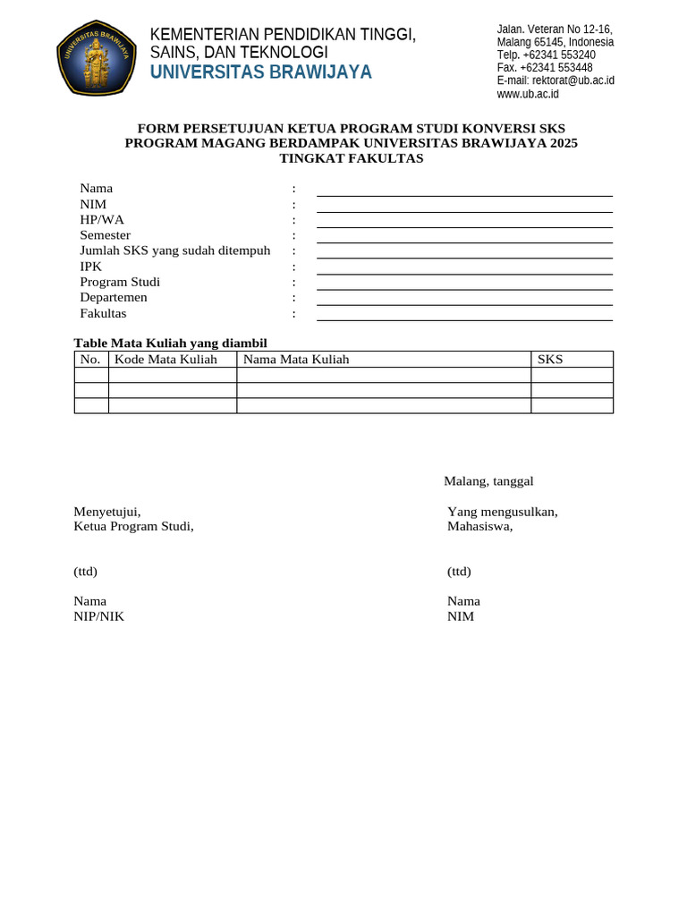 Surat Persetujuan KPS | PDF