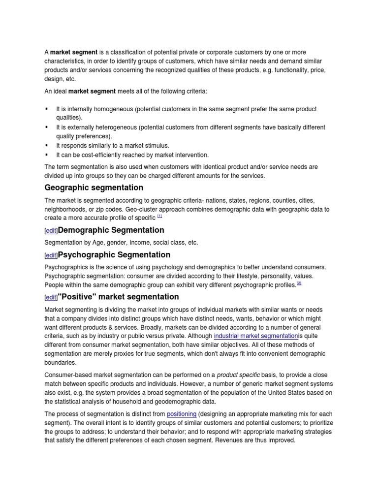 Understanding Market Segmentation: Classifying Customers into ...
