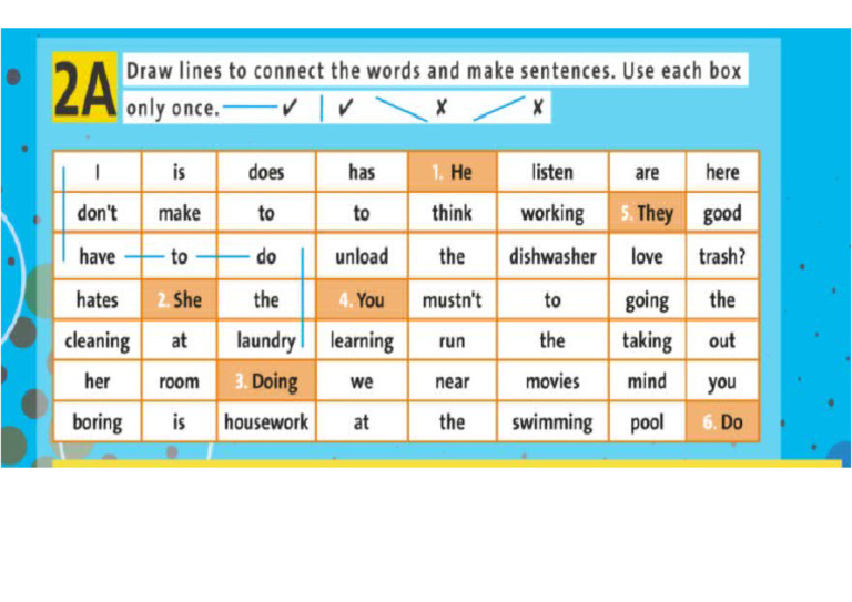 2A Hidden Sentences | PDF